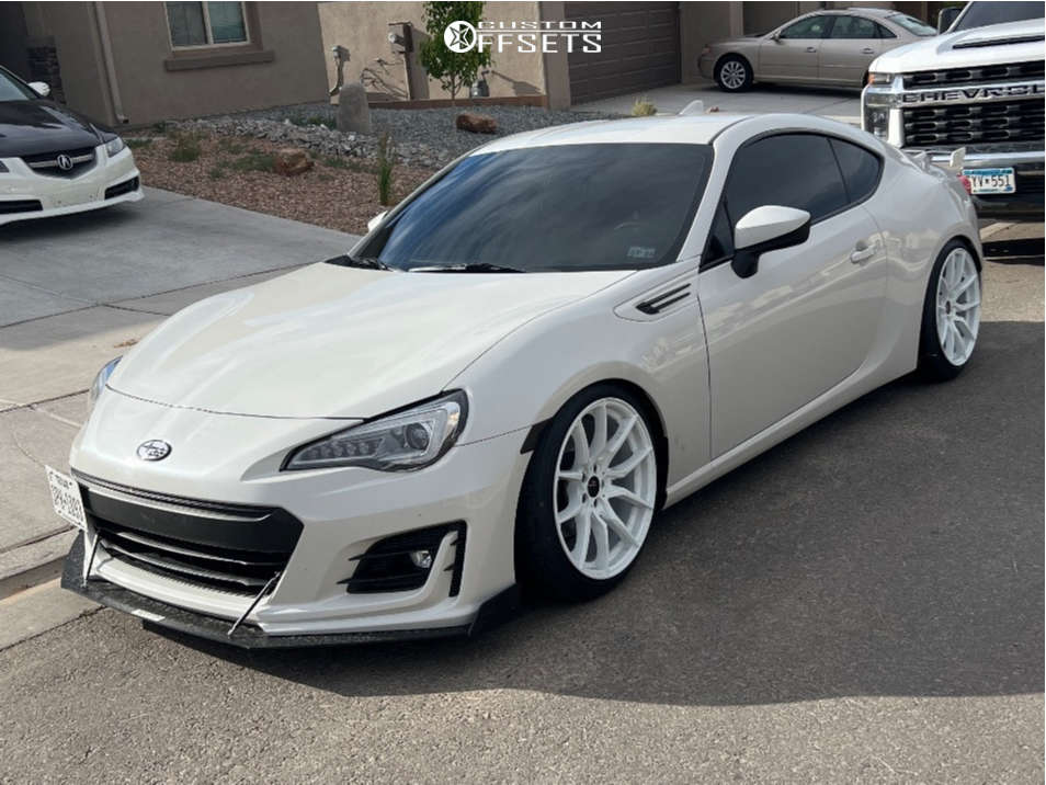 2020 Subaru BRZ with 18x9.5 35 Option Lab R716 and 225/40R18 Nitto Neo ...