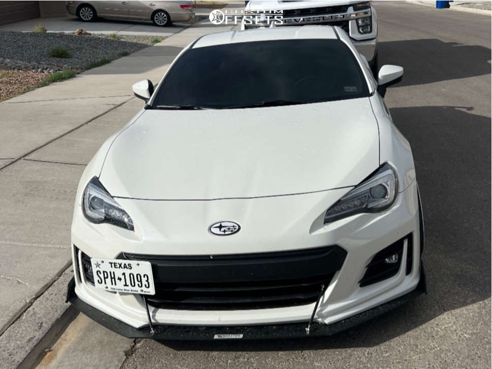2020 Subaru BRZ with 18x9.5 35 Option Lab R716 and 225/40R18 Nitto Neo ...