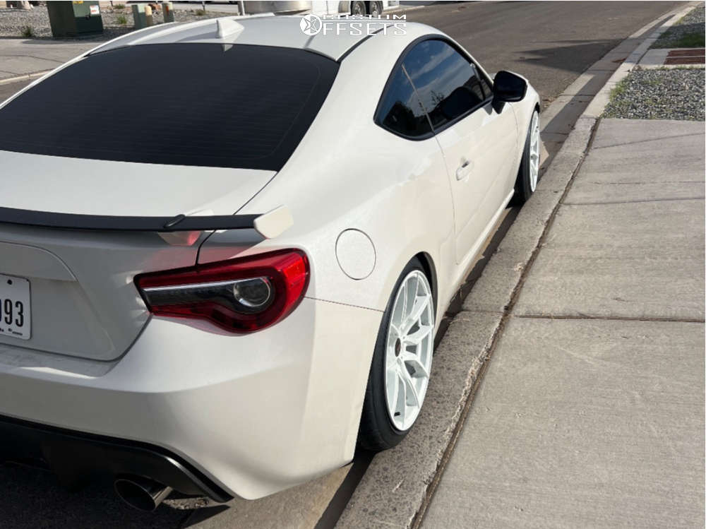 2020 Subaru BRZ with 18x9.5 35 Option Lab R716 and 225/40R18 Nitto Neo Gen and Coilovers ...