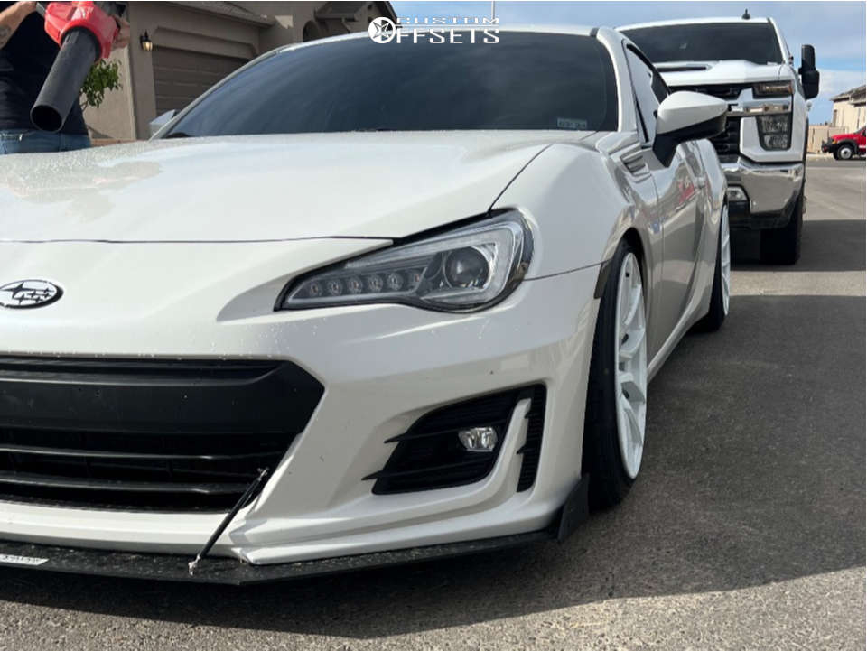 2020 Subaru BRZ with 18x9.5 35 Option Lab R716 and 225/40R18 Nitto Neo ...