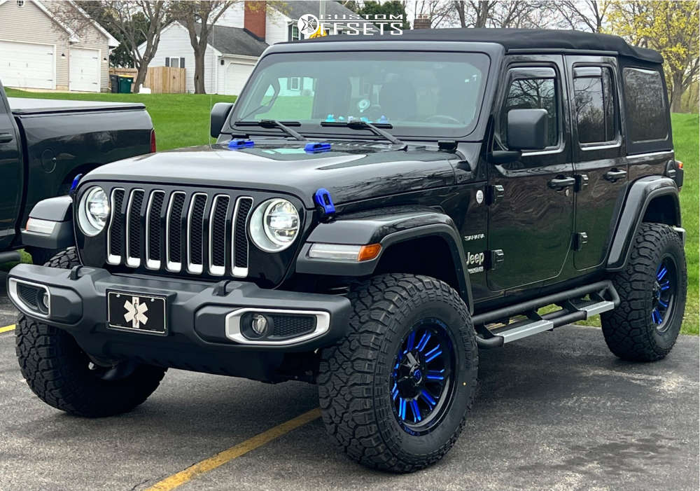 2018 Jeep Wrangler JL with 18x9 -12 Fuel Hardline and 275/70R18 Kenda ...
