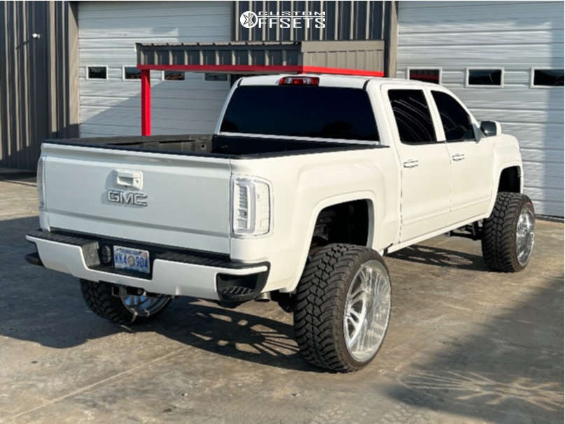 2017 GMC Sierra 1500 with 26x14 -72 Stealth Forged Savage and 35/13 ...