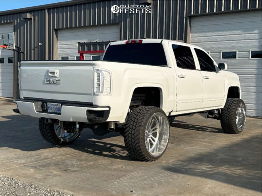 2017 GMC Sierra 1500 with 26x14 -72 Stealth Forged Savage and 35/13 ...