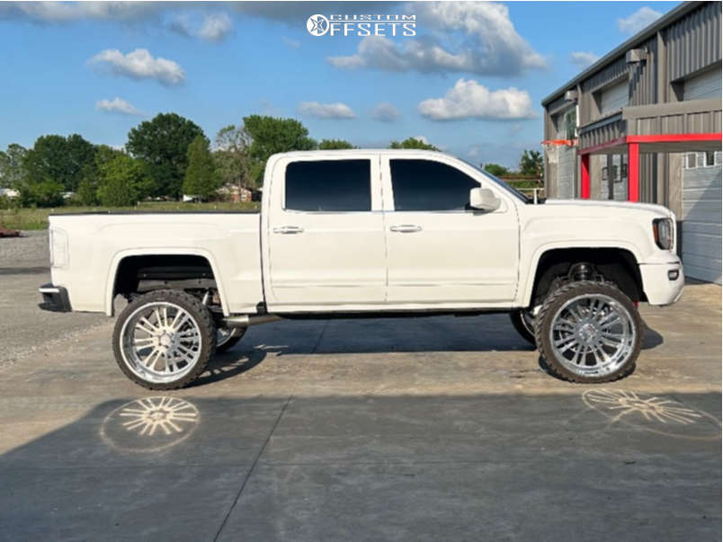 2017 GMC Sierra 1500 with 26x14 -72 Stealth Forged Savage and 35/13 ...