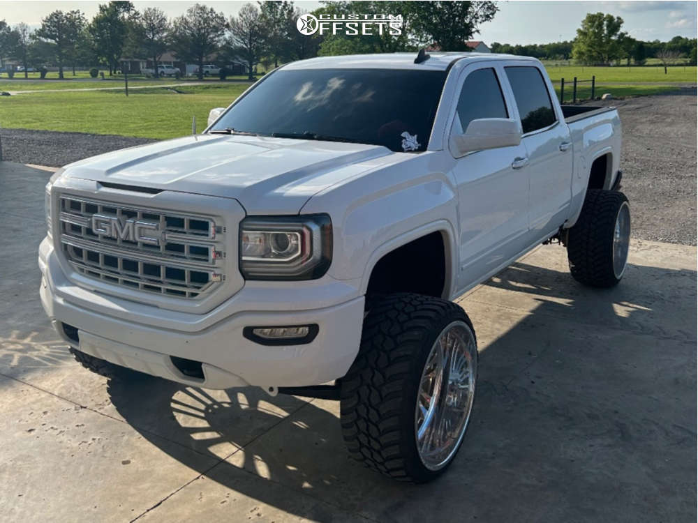 2017 GMC Sierra 1500 with 26x14 -72 Stealth Forged Savage and 35/13 ...
