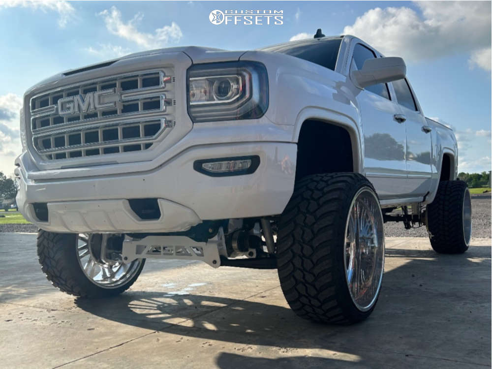 2017 GMC Sierra 1500 with 26x14 -72 Stealth Forged Savage and 35/13 ...