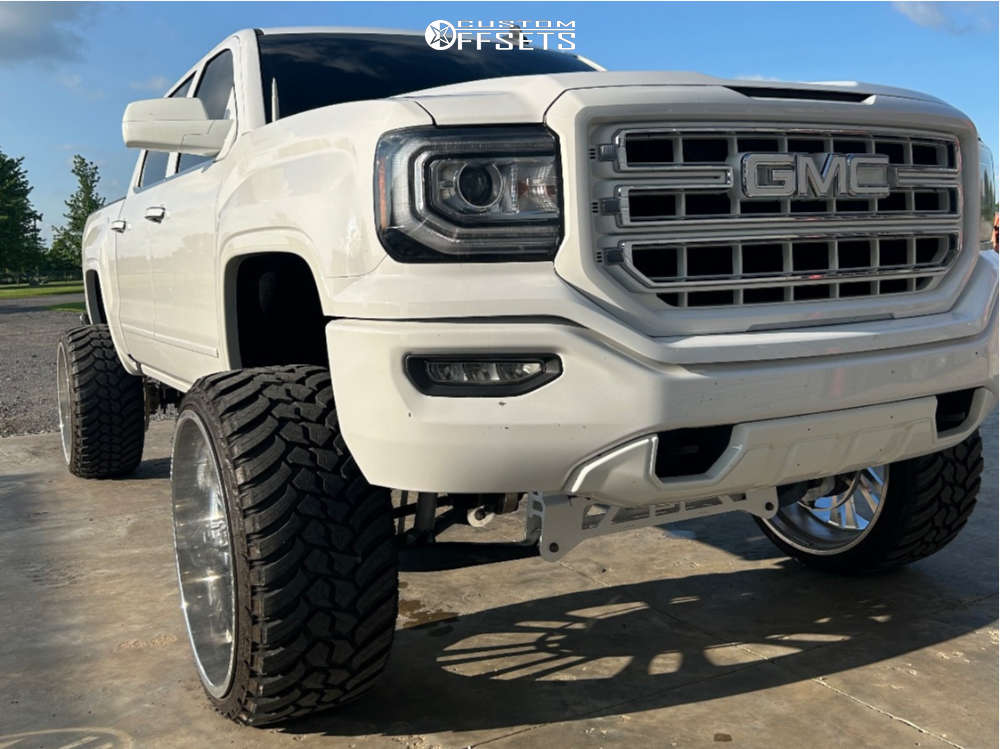 2017 GMC Sierra 1500 with 26x14 -72 Stealth Forged Savage and 35/13 ...