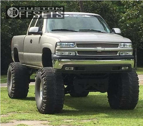 1999 Chevrolet Silverado 1500 with 16.5x12 -43 Weld Racing Scorpio and ...