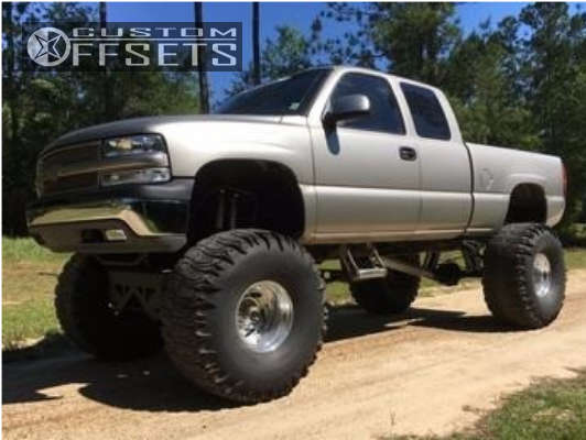 1999 Chevrolet Silverado 1500 with 16.5x12 -43 Weld Racing Scorpio and ...
