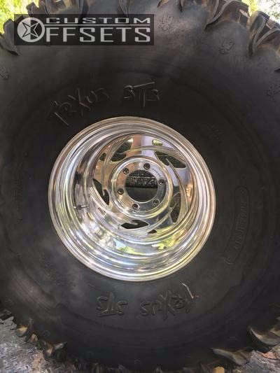 1999 Chevrolet Silverado 1500 with 16.5x12 -43 Weld Racing Scorpio and ...