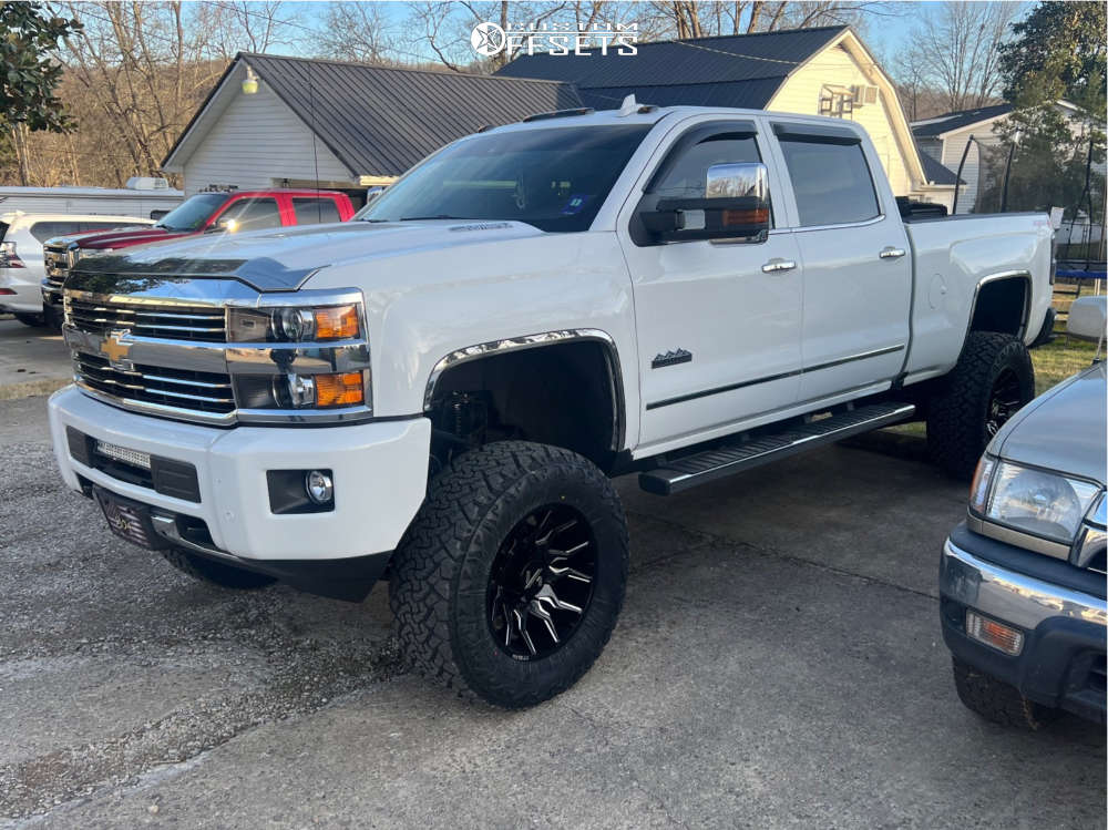 2016 Chevrolet Silverado 2500 HD with 20x10 -25 ARKON OFF-ROAD ...