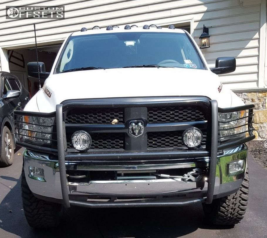 2015 Ram 2500 with 17x9 -12 Fuel Assault and 315/70R17 Cooper ...