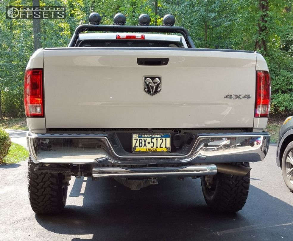2015 Ram 2500 with 17x9 -12 Fuel Assault and 315/70R17 Cooper ...