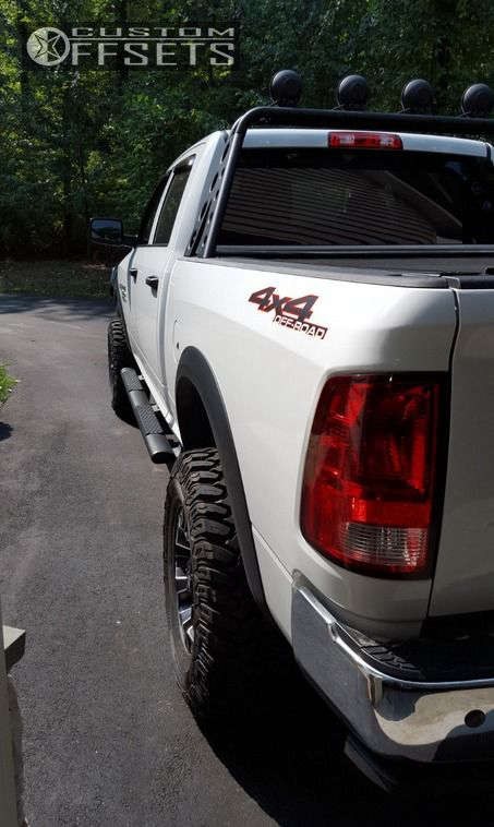 2015 Ram 2500 with 17x9 -12 Fuel Assault and 315/70R17 Cooper ...