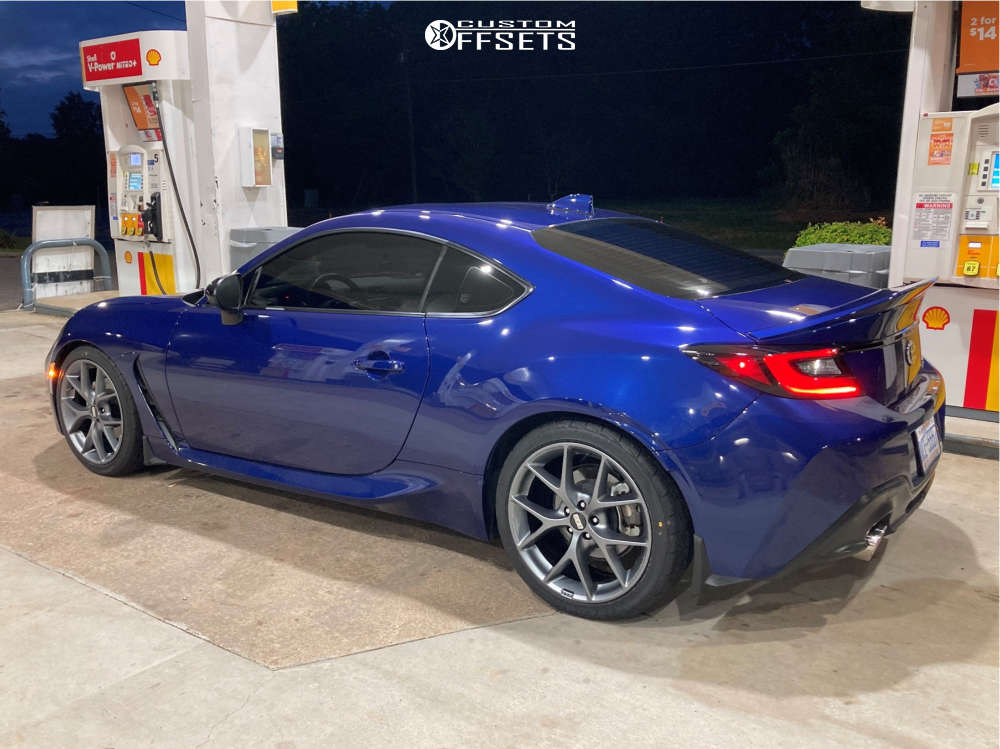 2022 Toyota GR86 with 18x8 36 BBS Sr and 225/40R18 Firestone Firehawk ...