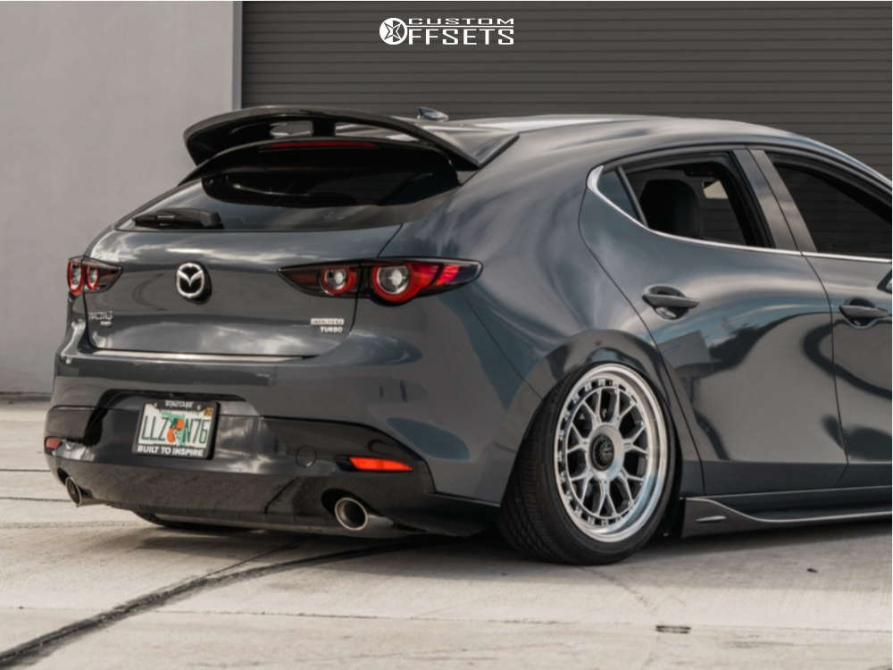 2023 Mazda 3 with 18x8.5 38 Revolve APVD No. 0622 and 215/45R18 ...