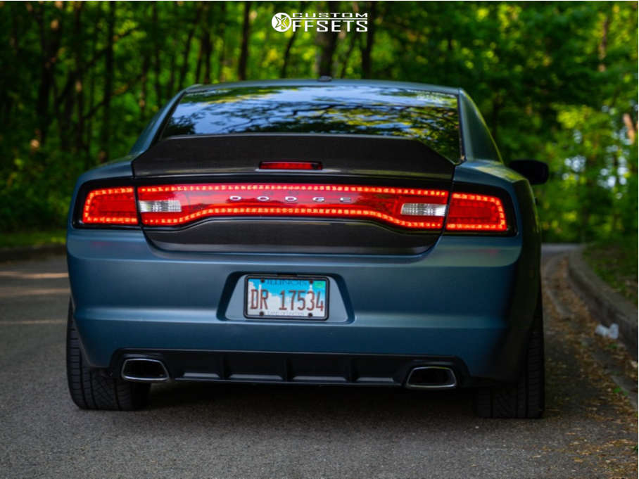 2013 Dodge Charger with 20x9.5 18 Voxx Replicas Hellcat 2 and 275/40R20 ...
