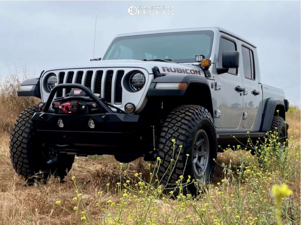 2022 Jeep Gladiator with 17x8.5 -6 Icon Alloys Rebound Pro and 37/12 ...