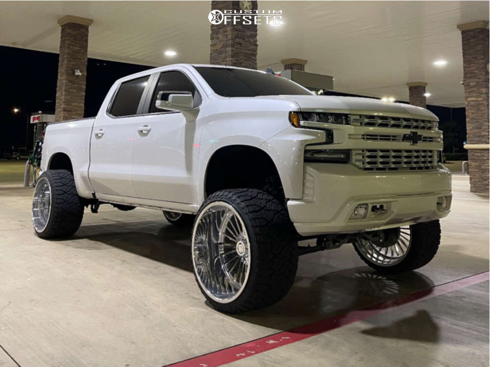 2021 Chevrolet Silverado 1500 with 26x16 -101 HD-PRO Forged Warhog and ...
