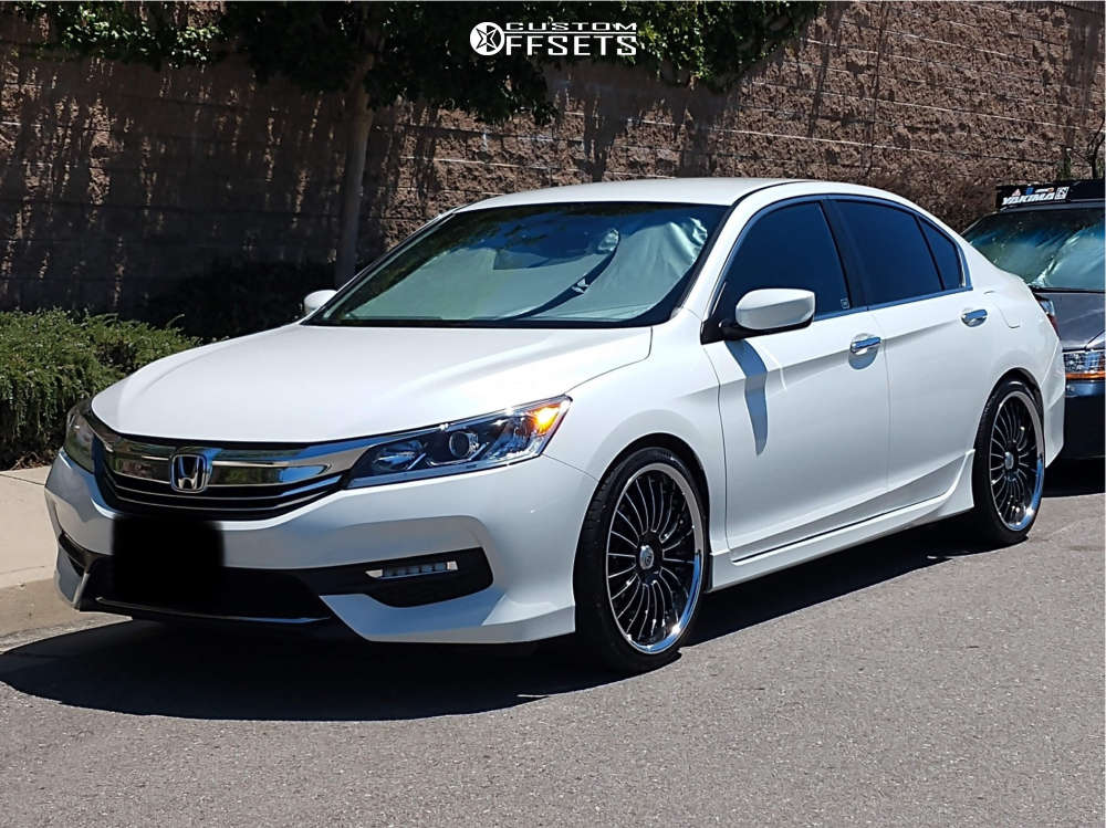 2017 Honda Accord with 20x8.5 35 Lexani LSS-11 and 255/35R20 Cooper ...