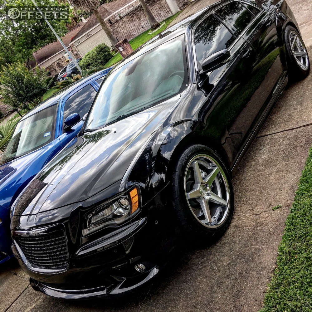 2012 Chrysler 300 with 20x9 15 Ferrada FR3 and 245/40R20 Nitto Nt555 G2 ...