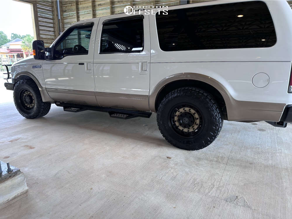 2001 Ford Excursion with 18x9.5 -18 Black Rhino Arsenal and 35/12.5R18 ...