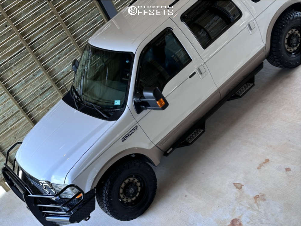 2001 Ford Excursion with 18x9.5 -18 Black Rhino Arsenal and 35/12.5R18 ...