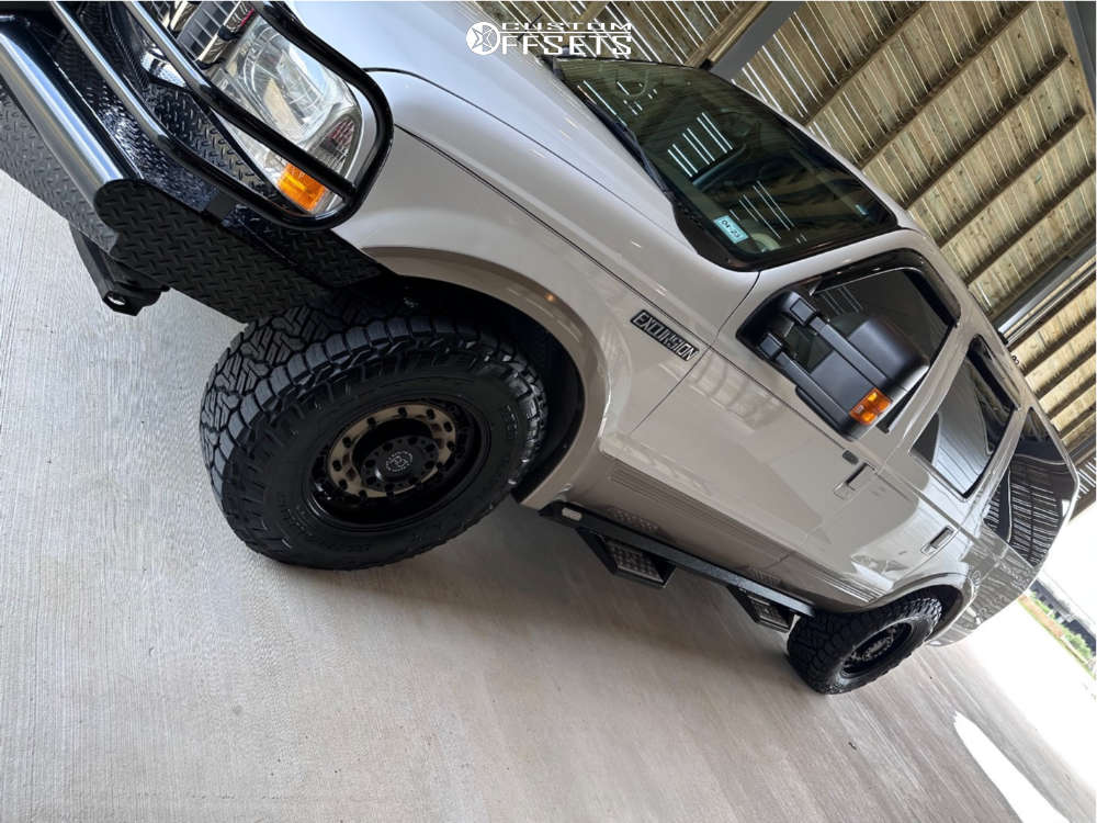 2001 Ford Excursion with 18x9.5 -18 Black Rhino Arsenal and 35/12.5R18 ...