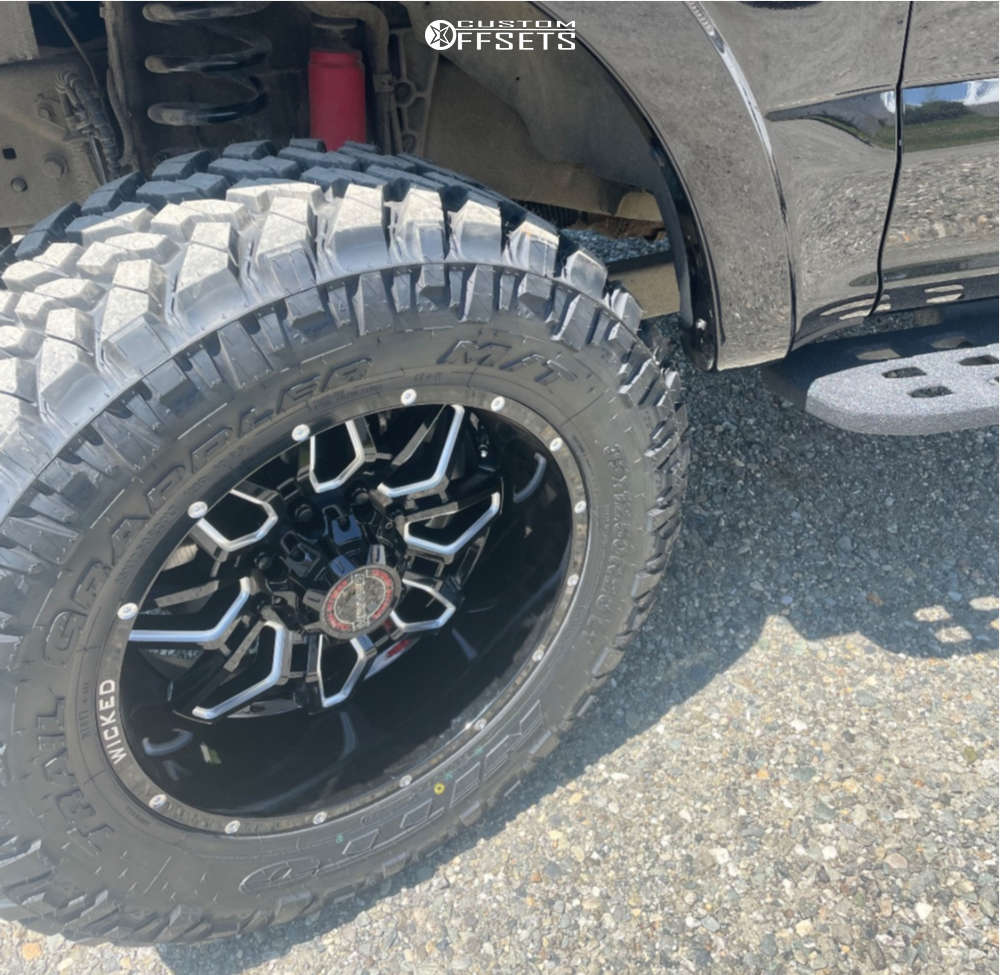 2022 Ford F-250 Super Duty with 20x10 -24 Wicked Offroad W909 and 35/12 ...