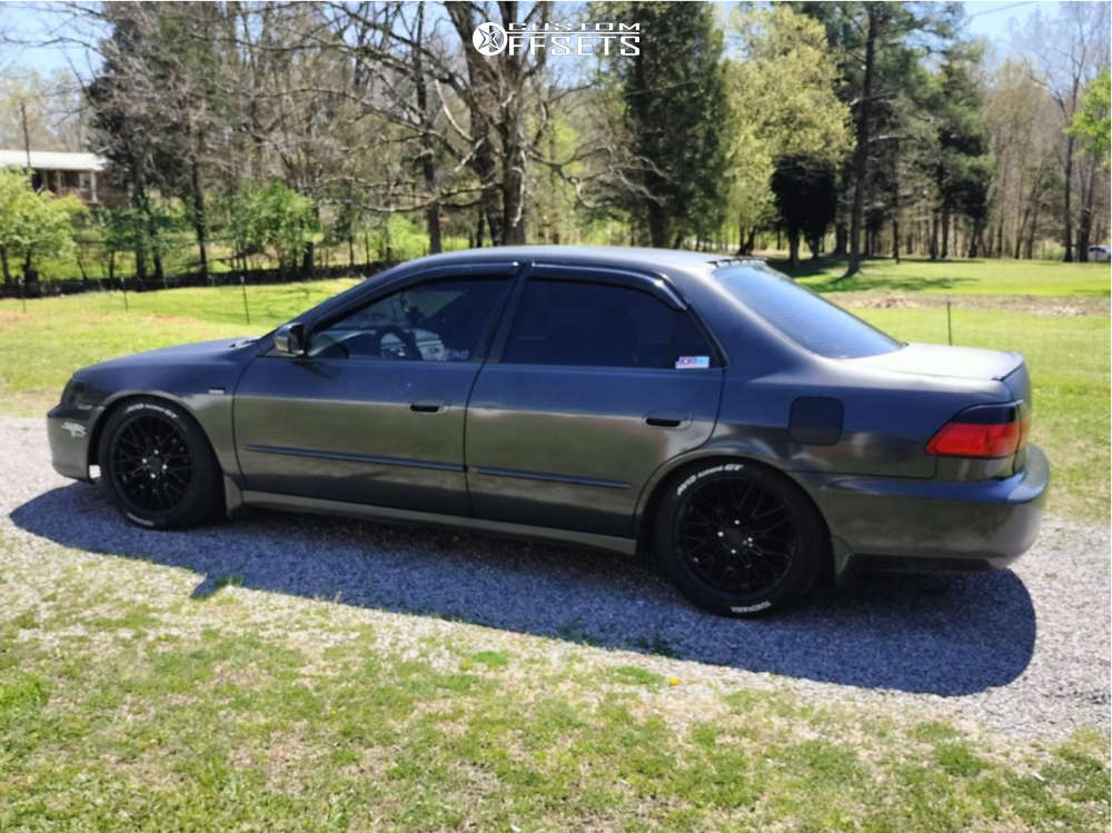 1998 Honda Accord with 17x8.5 45 RTX V20 and 215/50R17 Yokohama Avid ...
