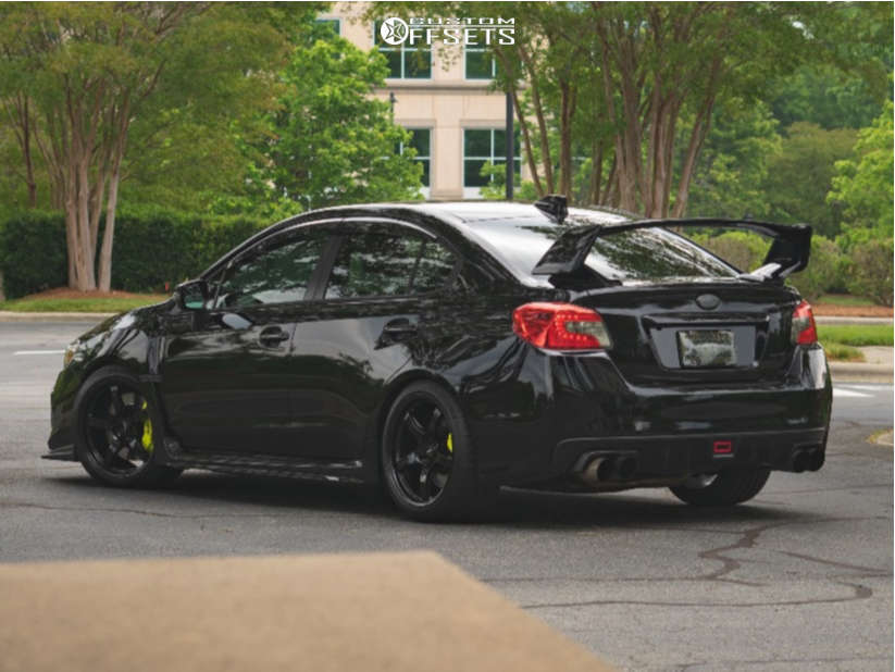 2021 Subaru WRX STI with 18x9.5 38 Gram Lights 57cr and 245/40R18 ...