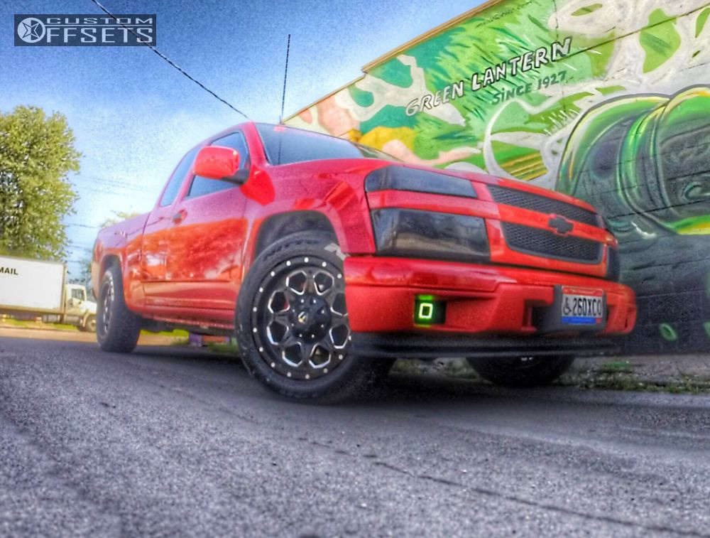 2011 Chevrolet Colorado with 18x9 20 Fuel Boost and 255/55R18 Nitto ...