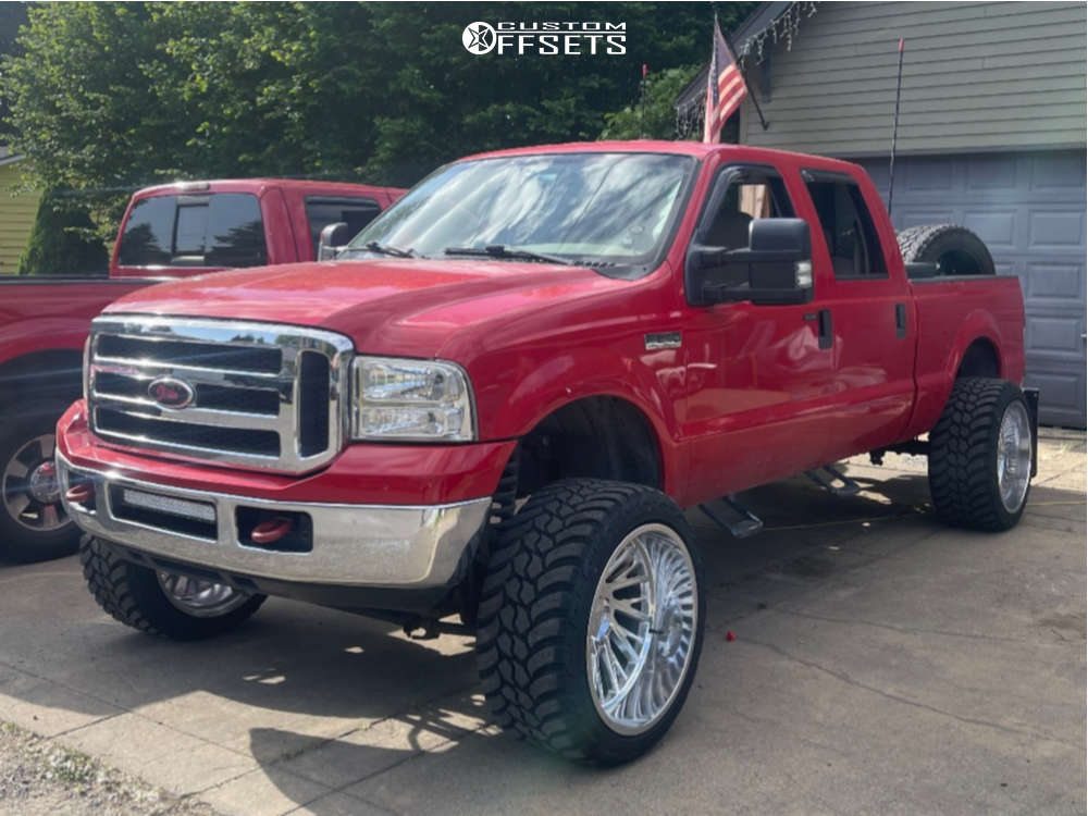 2006 Ford F-250 Super Duty with 24x14 -76 Cali Offroad Purge and 35/13 ...