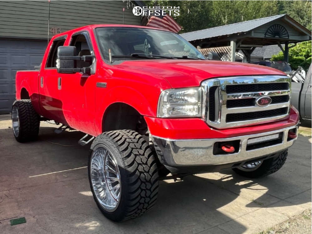 2006 Ford F-250 Super Duty with 24x14 -76 Cali Offroad Purge and 35/13 ...