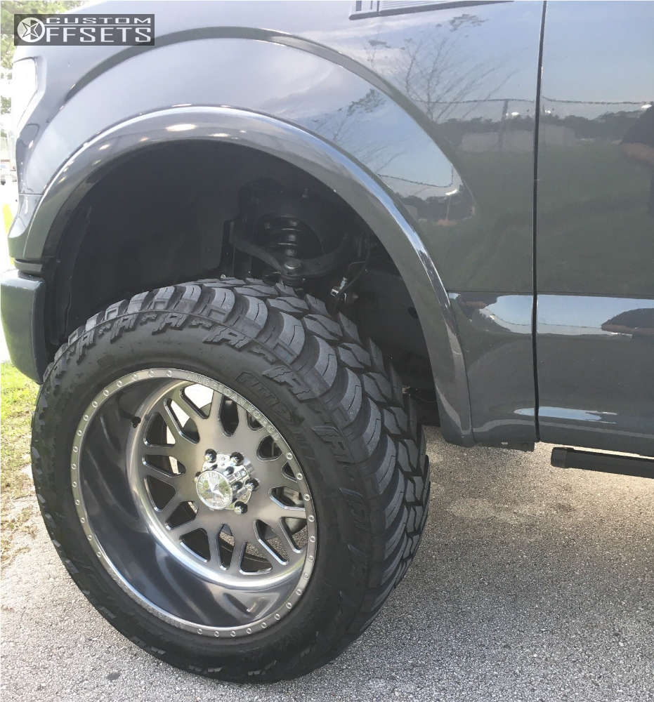 2016 Ford F-150 with 22x12 -40 American Force Trax Ss and 325/50R22 AMP ...