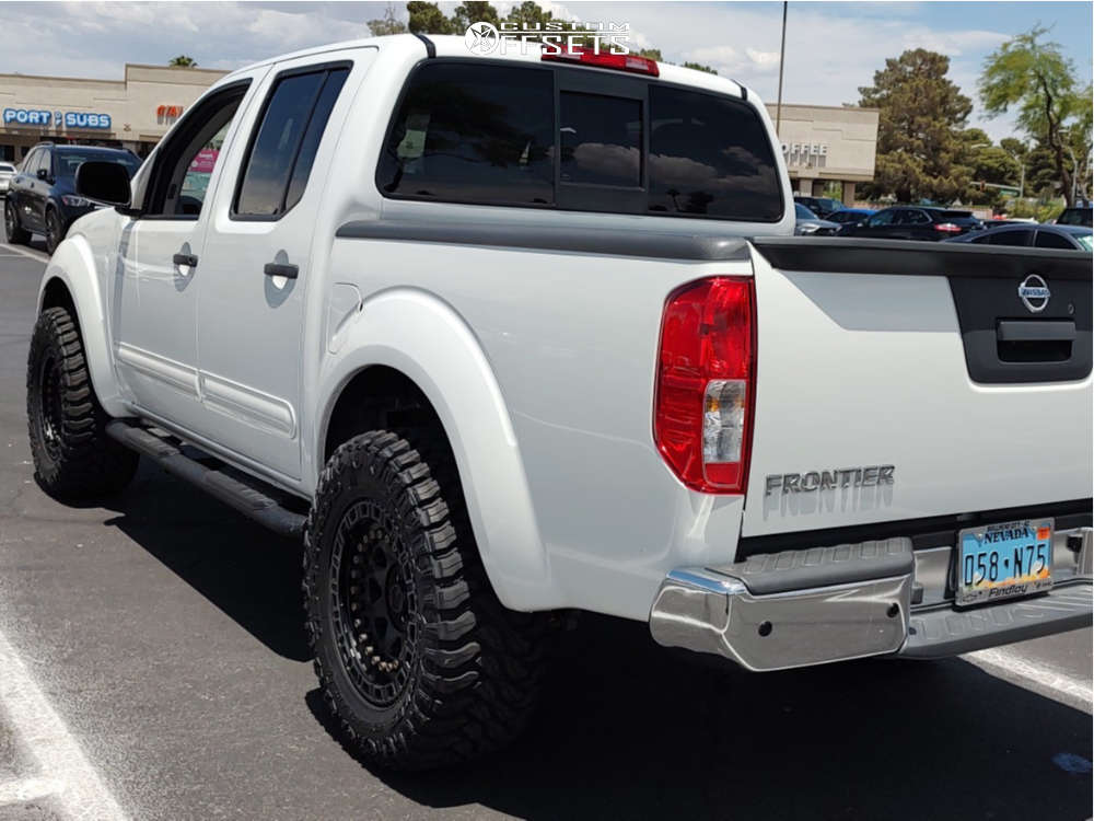 2018 Nissan Frontier with 18x9 0 Black Rhino Carbine and 33/12.5R18 TIS ...