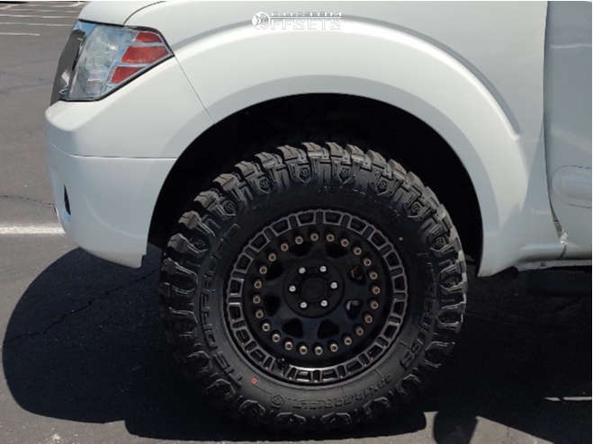 2018 Nissan Frontier with 18x9 0 Black Rhino Carbine and 33/12.5R18 TIS ...
