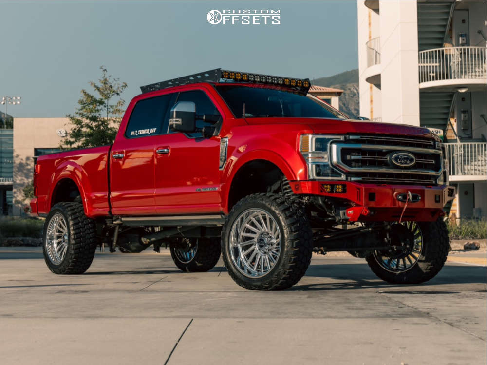 2020 Ford F-350 Super Duty with 22x12 -51 Hardrock H905 and 37/13.5R22 ...