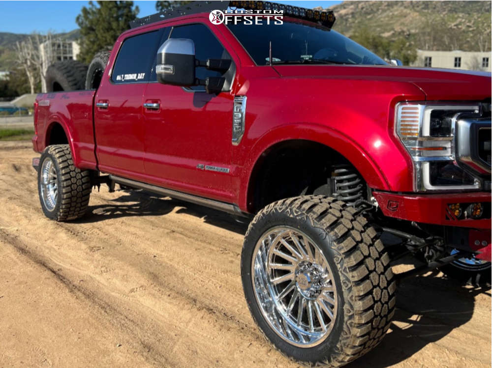 2020 Ford F-350 Super Duty with 22x12 -51 Hardrock H905 and 37/13.5R22 RBP Repulsor MT RX and ...