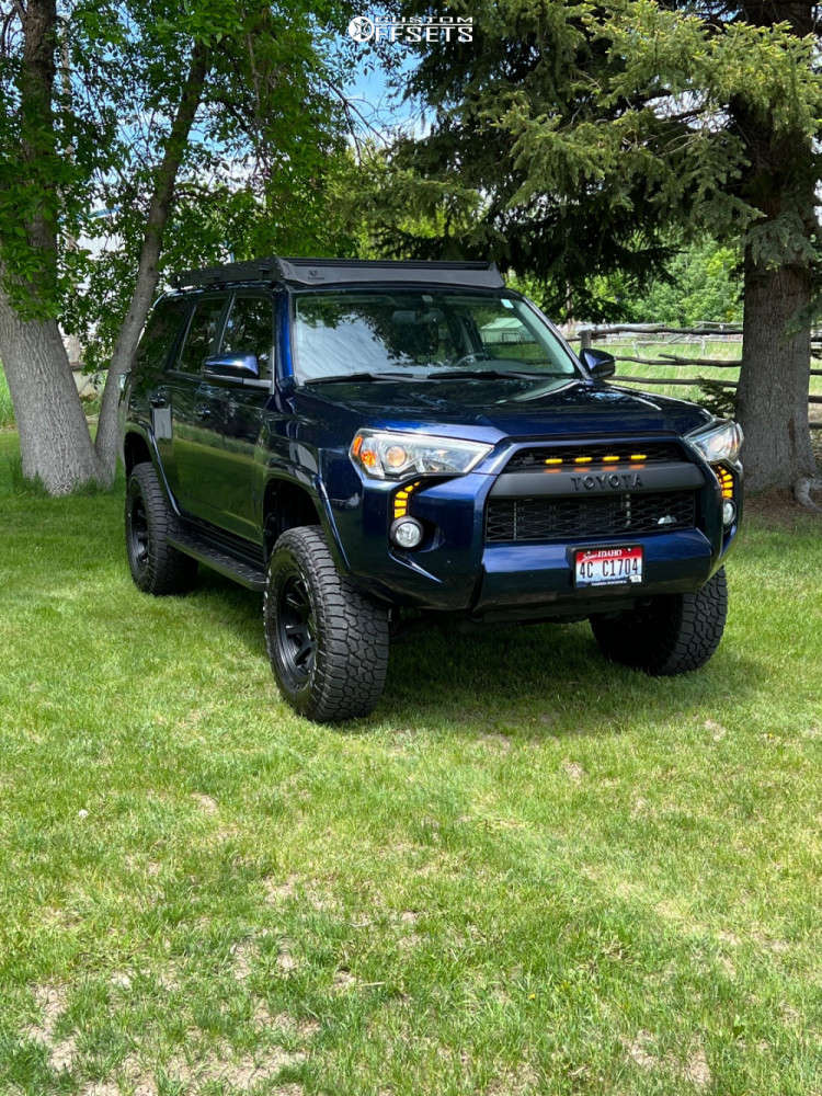 2018 Toyota 4Runner with 17x9 -12 Vision Flow and 285/70R17 Falken ...