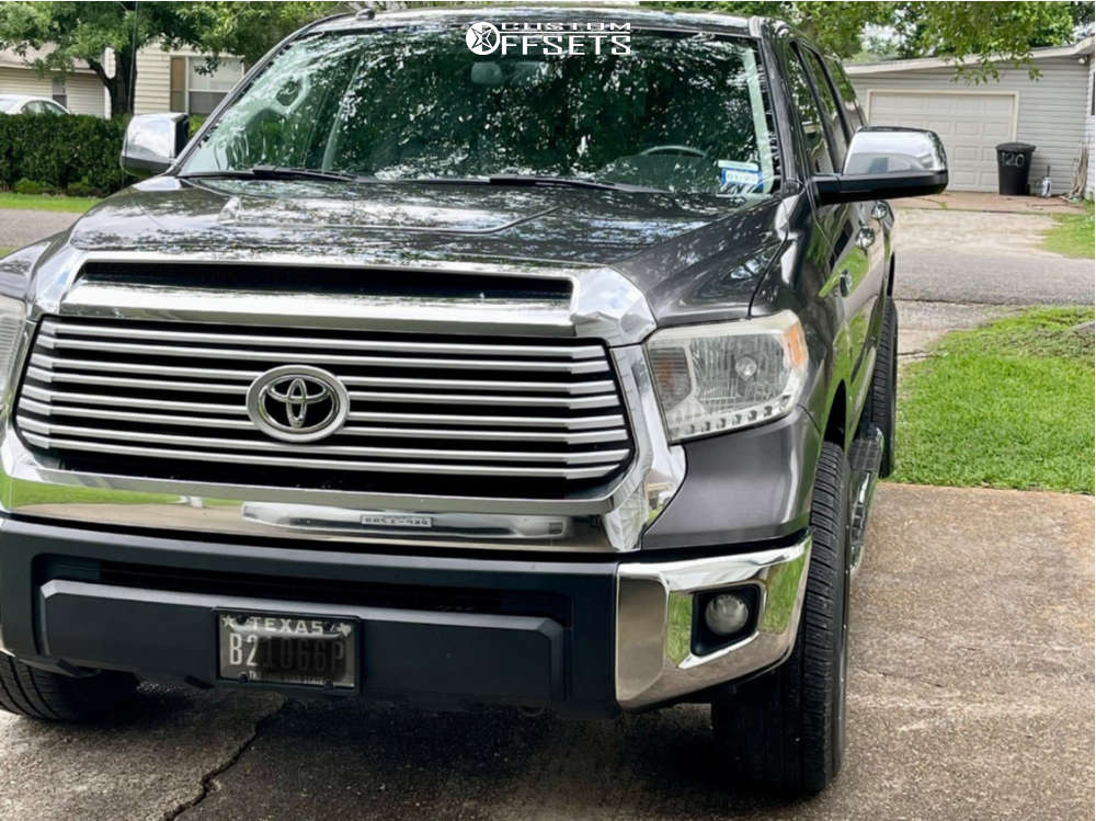 2015 Toyota Tundra with 20x9 10 Vision Rocker and 275/55R20 Michelin ...