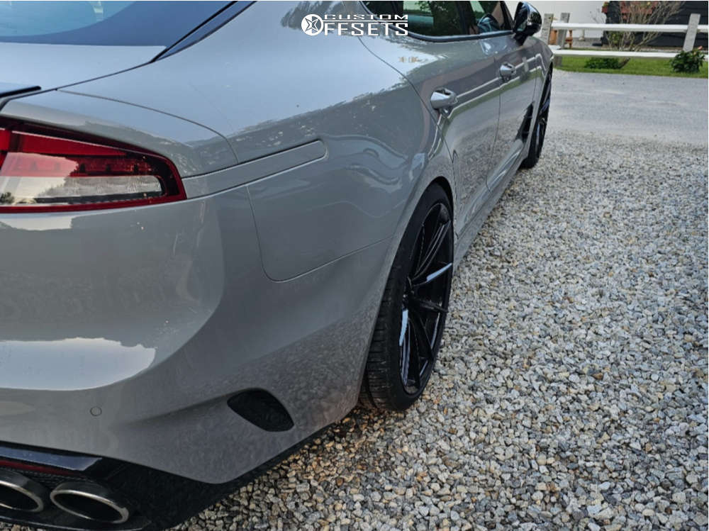 2022 Kia Stinger with 20x9 35 Curva Cff46 and 245/35R20 Continental ExtremeContact DWS06 PLUS ...