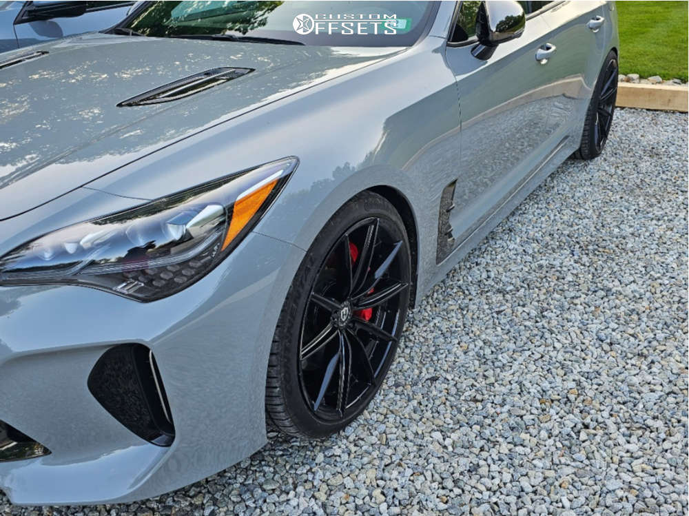 2022 Kia Stinger with 20x9 35 Curva Cff46 and 245/35R20 Continental ExtremeContact DWS06 PLUS ...