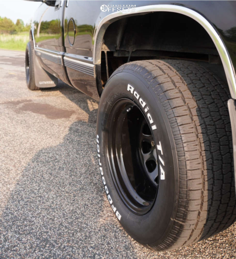 1998 Chevrolet C1500 with 15x10 -39 Vision D Window and 295/50R15 BFGoodrich Radial T/a and ...
