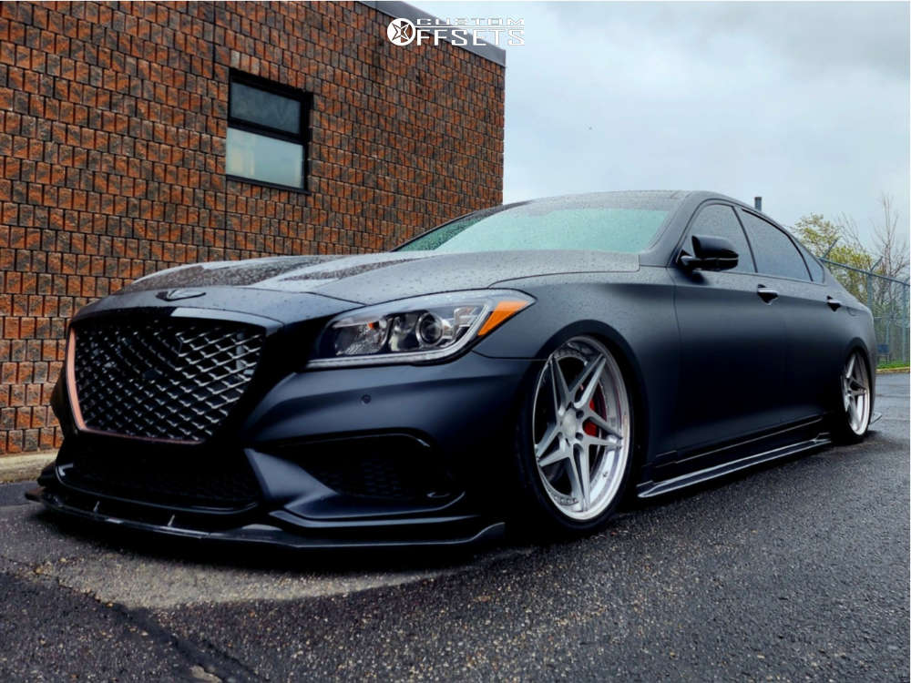 2015 Hyundai Genesis with 20x9.5 30 Heritage Ebisu Directional and 255 ...