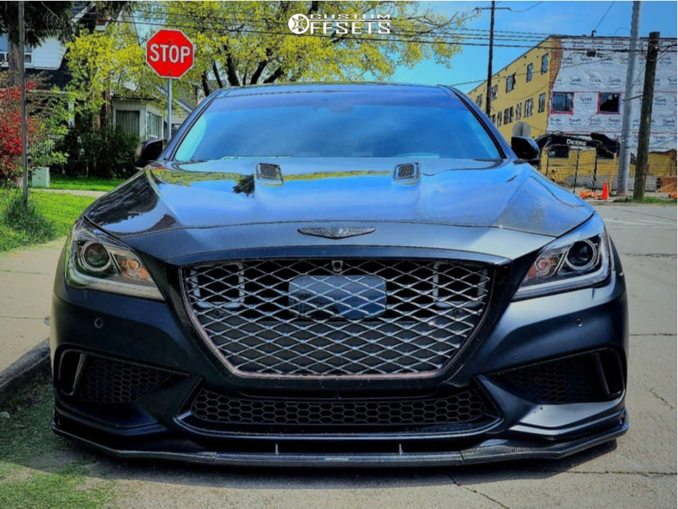 2015 Hyundai Genesis with 20x9.5 30 Heritage Ebisu Directional and 255 ...