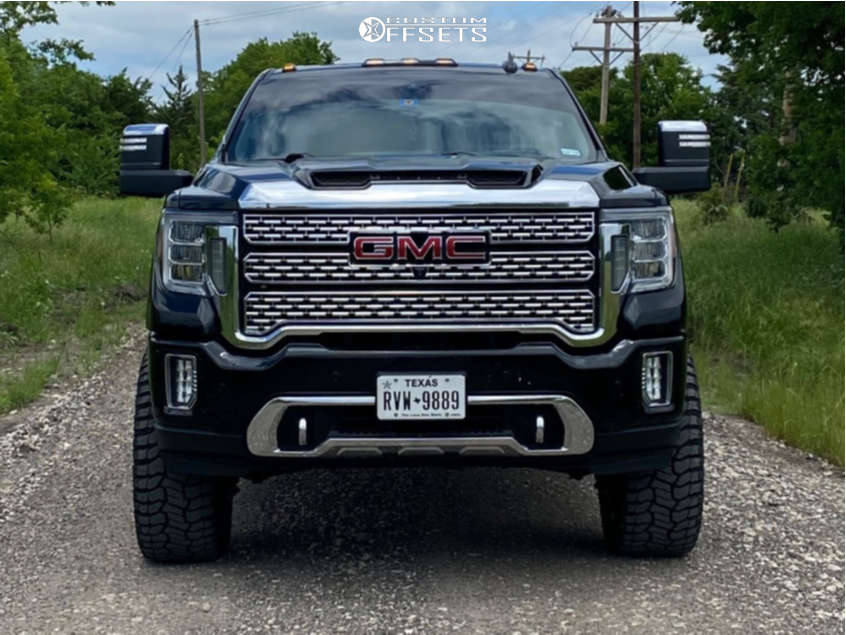 2020 GMC Sierra 2500 HD with 22x10 -25 Hostile Rage and 35/12.5R22 ...