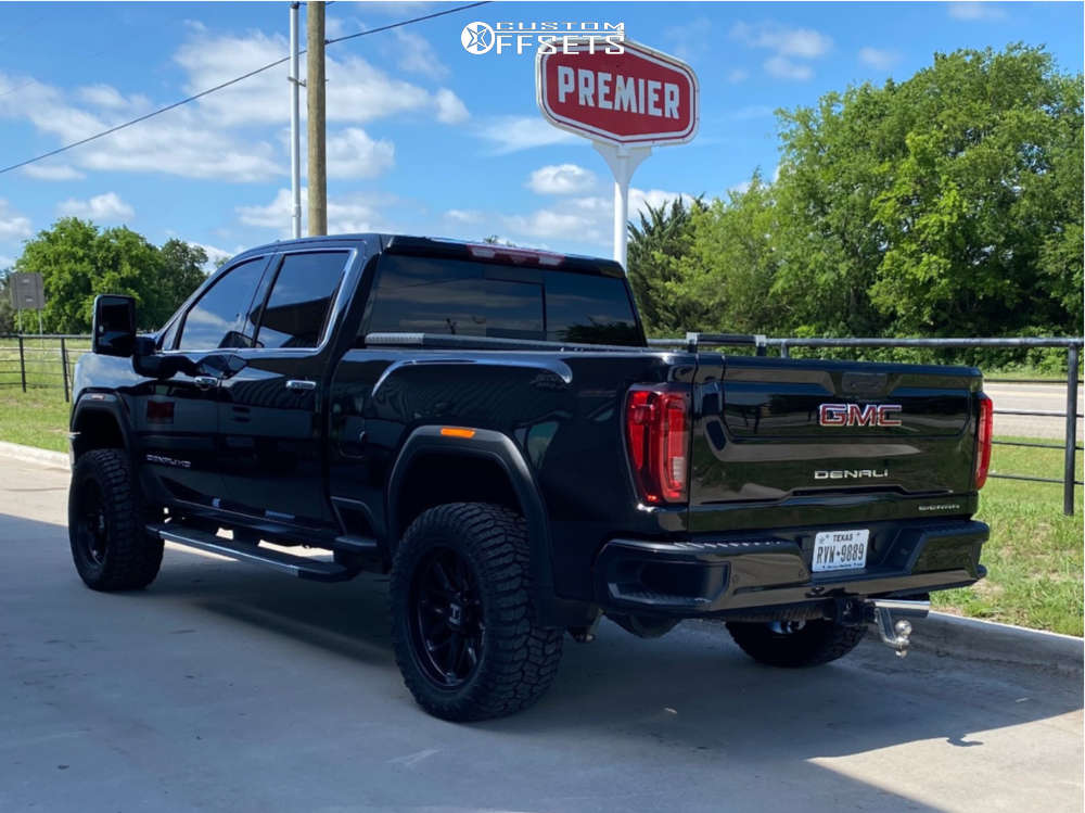 2020 GMC Sierra 2500 HD with 22x10 -25 Hostile Rage and 35/12.5R22 ...
