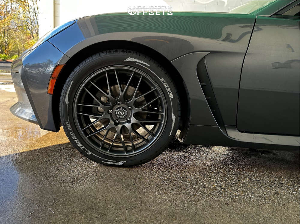 2022 Toyota GR86 with 18x8 42 Enkei Ekm3 and 245/40R18 Toyo Tires ...