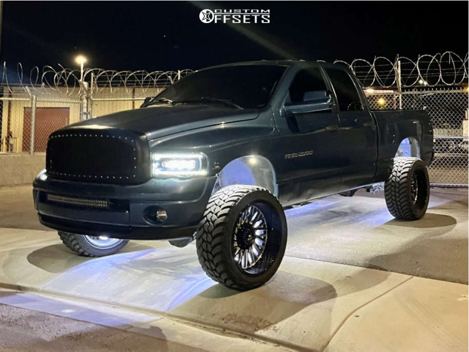 2003 Dodge Ram 2500 with 22x12 -44 Fittipaldi Offroad Fa08 and 33/12 ...